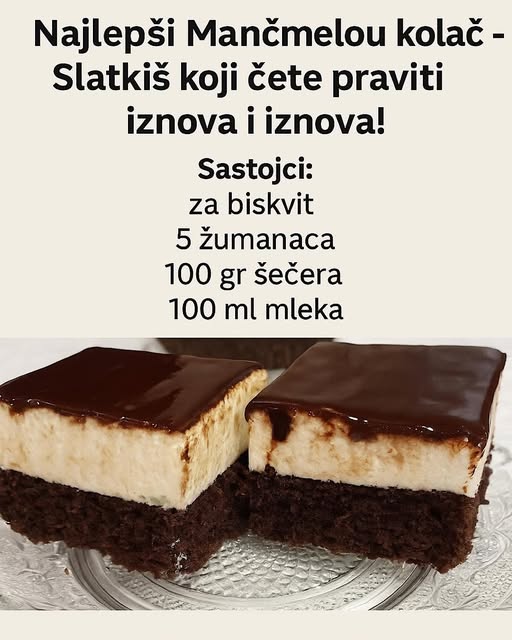 Najlepši Mančmelou kolač – Slatkiš koji ćete praviti iznova i iznova!