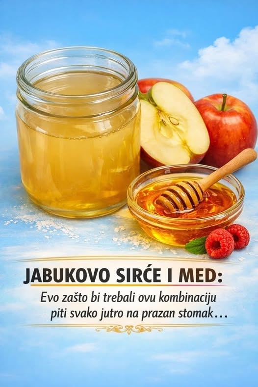 JABUKOVO SIRĆE I MED: Trebali bi ovu kombinaciju piti svako jutro na ...