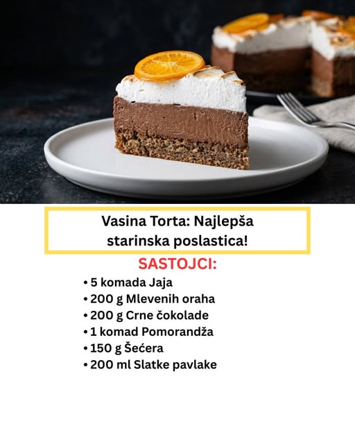 Vasina Torta - Originalni Starinski Recept za Kraljicu Poslastica